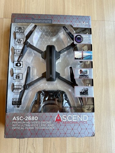 Ascend Aeronautics ASC-2680 Premium HD Video Drone with Ultra-Wide Lens ...
