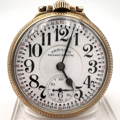 1962 Hamilton 992B Model 5 Monty Dial Pocket Watch. Lot.36 | eBay