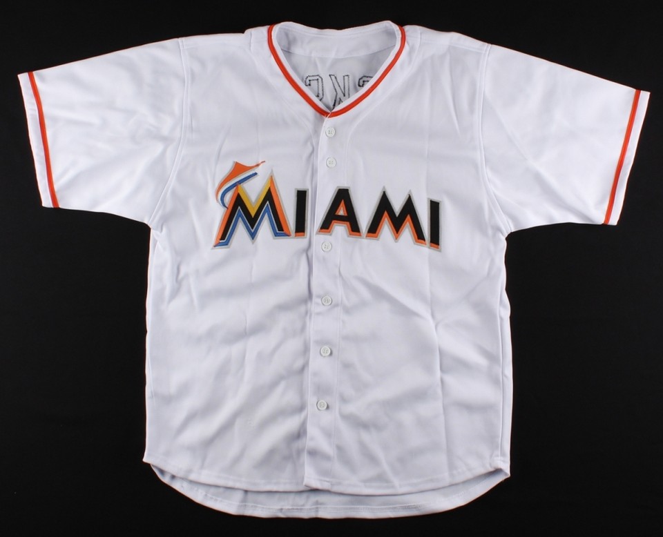 Edwin Jackson Signed Marlins Jersey (PSA Hologram) Pitched a No Hitter ...