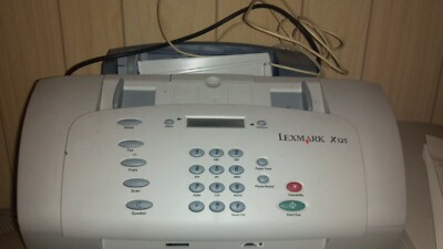 LEXMARK X125 All In One Office Center Inkjet Printer Fax For local ...