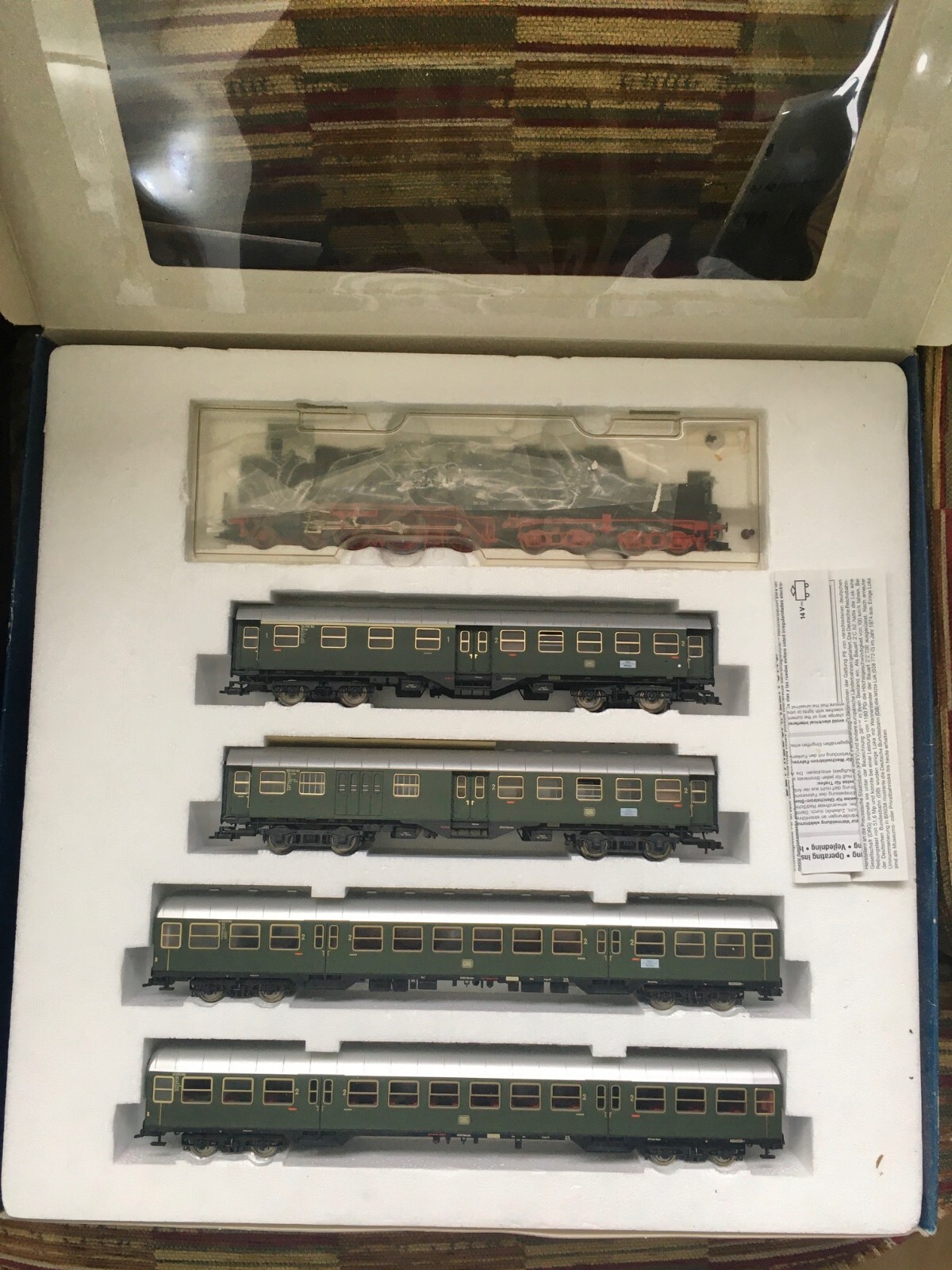 Limitierte Sonderserie Eilzug 60er Set mit Dampflok. Fleischmann HO ...