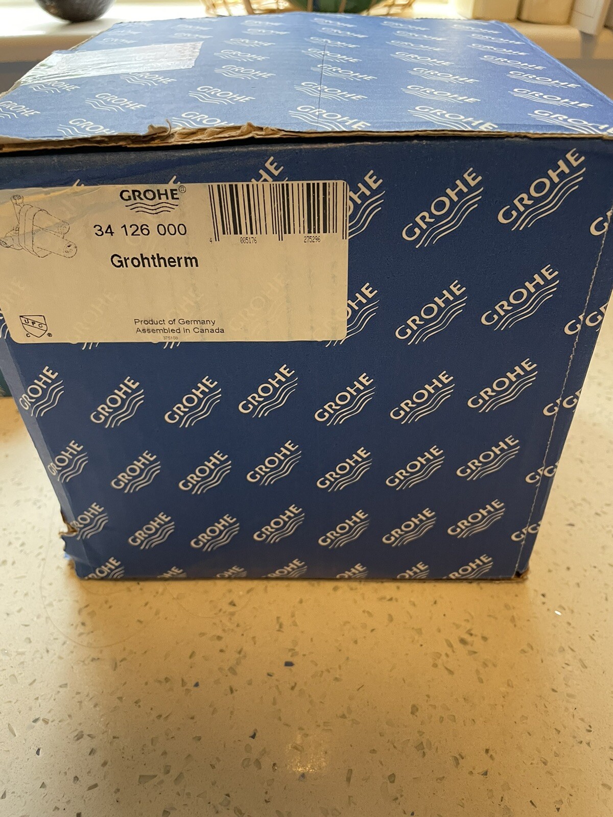 Grohe 34126000 GROHTHERM 1/2-In THERMOSTATIC Shower Mixer Rough-in with ...