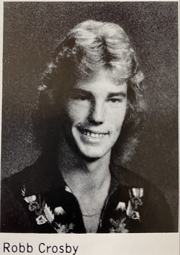 RATT Guitarist Robbin Crosby HIGH SCHOOL Yearbook Celebrity Rock N Roll ...