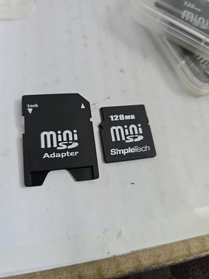 Simple Tech 128 MB Mini SD + Mini SD adapter | eBay