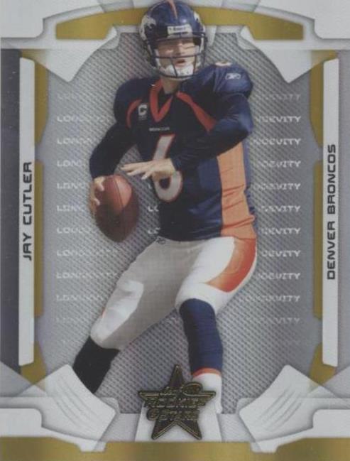 2008 Leaf Rookies & Stars - Jay Cutler #29 Longevity Parallel Gold /49 ...