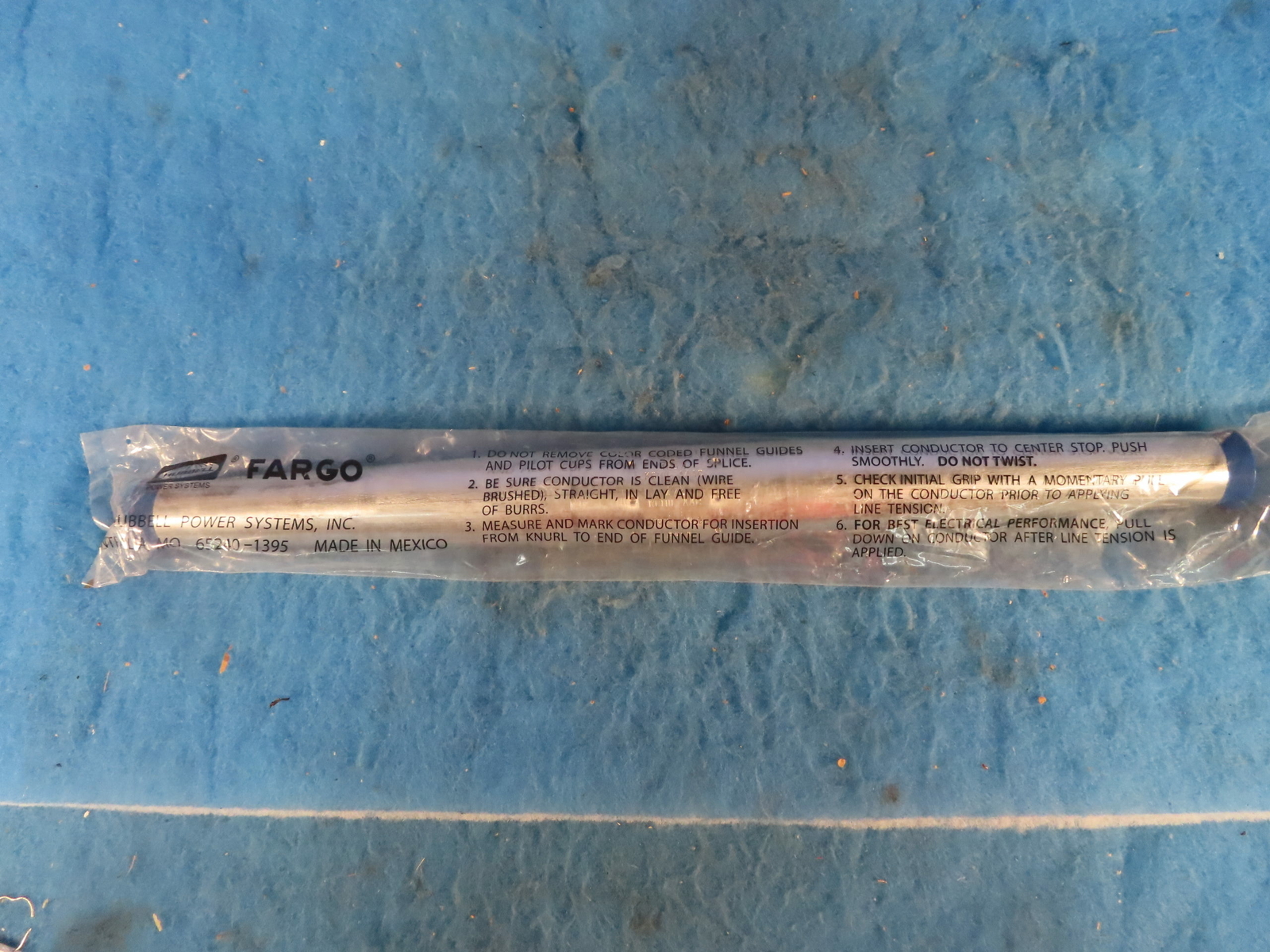 HUBBELL FARGO GL412 AUTOMATIC OVERHEAD SPLICE 397.5 ASCR 18/1 KCMIL ...