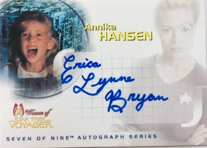 Erica Lynne Bryan Autograph SA3 from The Women of Star Trek Voyager | eBay