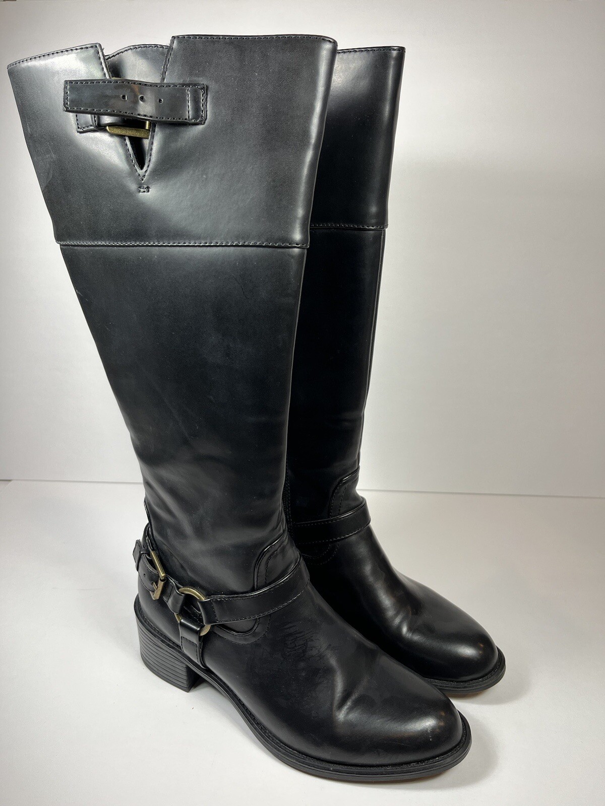 Chaps Gen Knee-high Black BOOTS US 5 B EU 37 Originally for sale online ...