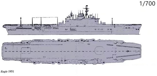 GAGA 3D Printed 1/700 HMS Eagle R05 (1951) Aircraft Carrier | eBay
