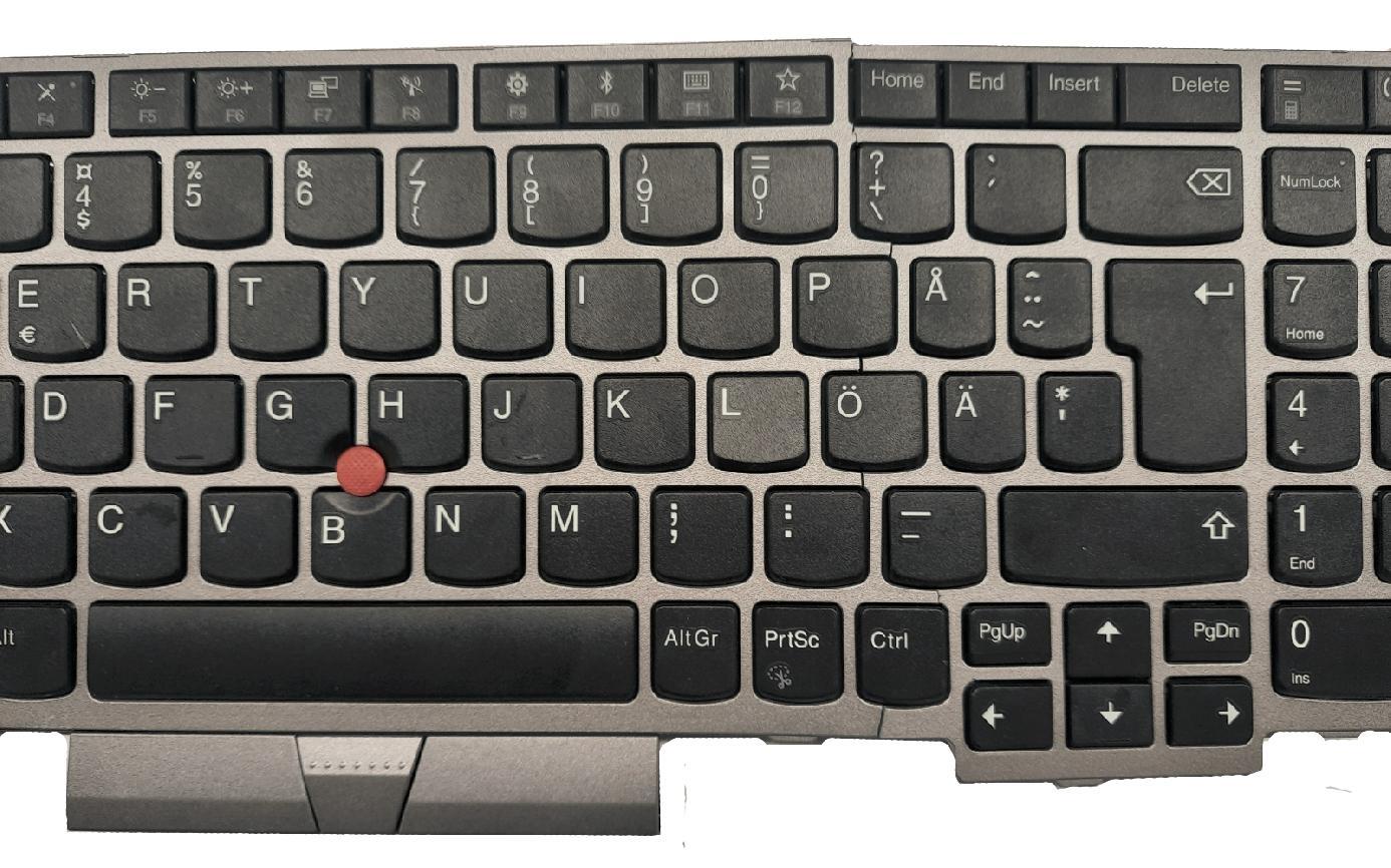 FINNISH QWERTY KEYBOARD LENOVO THINKPAD E580 L580 E590 P52 P72 T590 NON ...