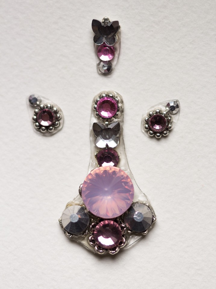 Tribal Bindi Hesperiidae ATS Tribal Fusion FCBD Style Belly dance Face ...