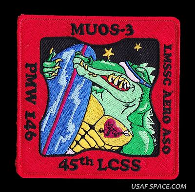 MUOS 3 - ATLAS V - 45 LCSS ULA ORIGINAL USAF DOD SATELLITE Launch SPACE ...