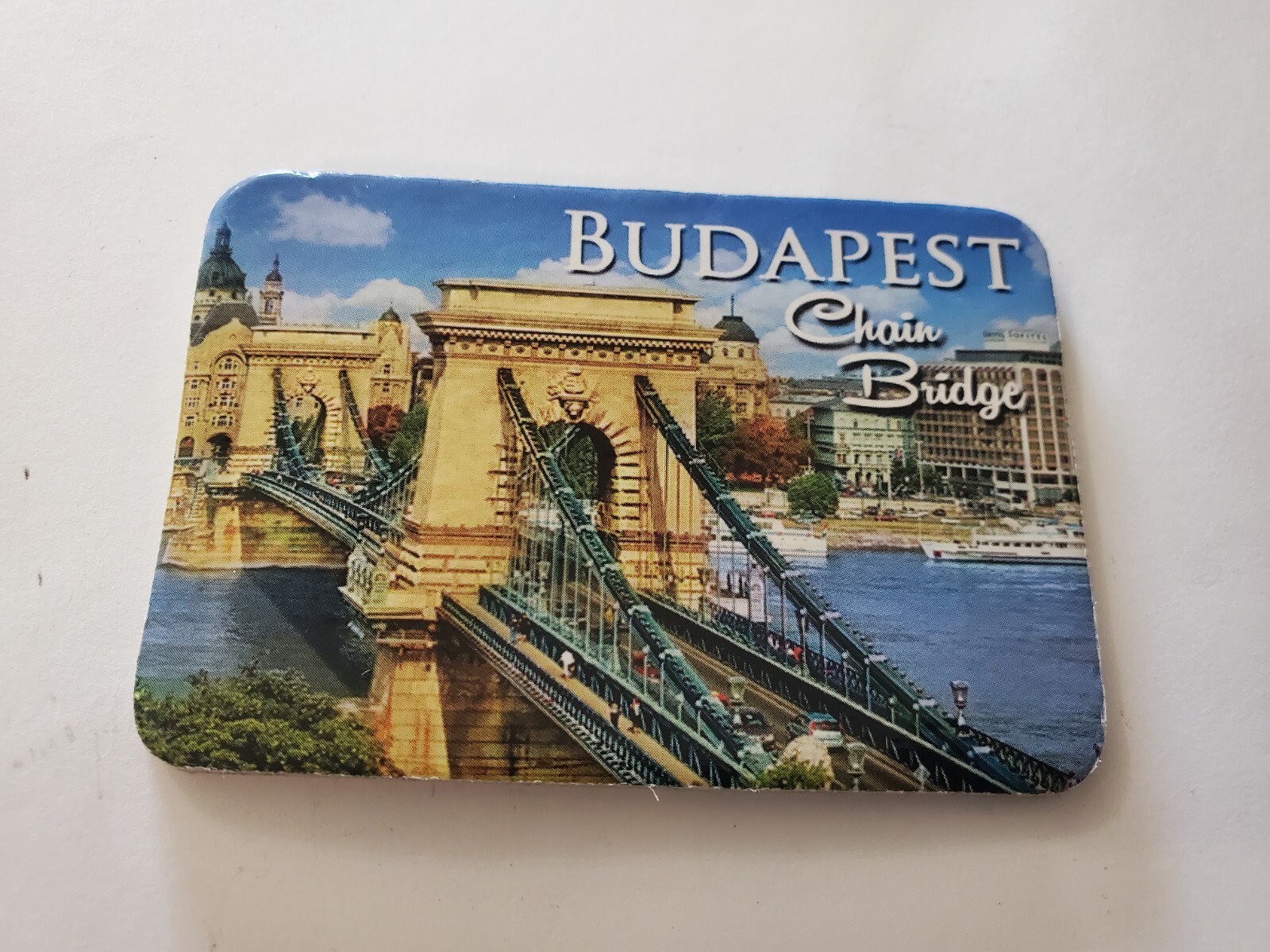 VINTAGE FRIDGE MAGNET CHAIN BRIDGE, BUDAPEST CAPITAL OF HUNGARY | eBay