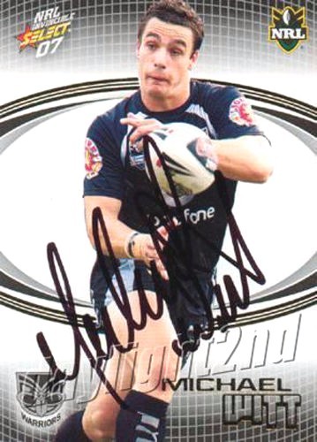 Signed 2007 NEW ZEALAND WARRIORS NRL Card MICHAEL WITT | eBay Australia