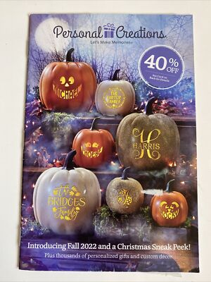 Personal Creations 2022 Fall / Christmas Catalog New Unopened 36 Pages ...