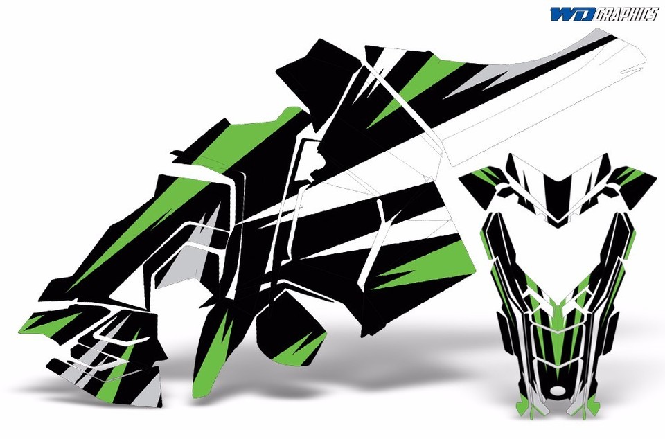 Snowmobile Graphics Decal Sticker For Polaris Axys Pro RMK/SKS 15-20 M ...