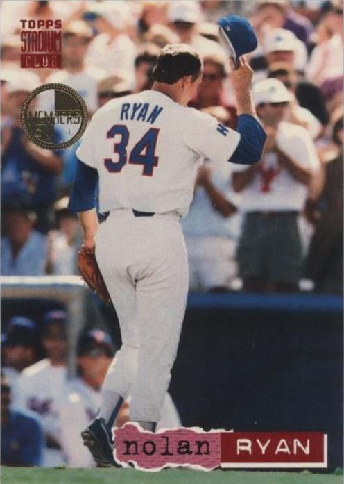 1994 Topps Stadium Club - Nolan Ryan #34 Members Only for sale online ...
