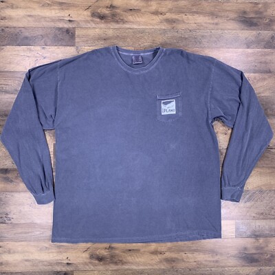 Upland Brewing Shirt Mens 3XL Blue Long Sleeve Crew Neck Beer Tee XXXL ...