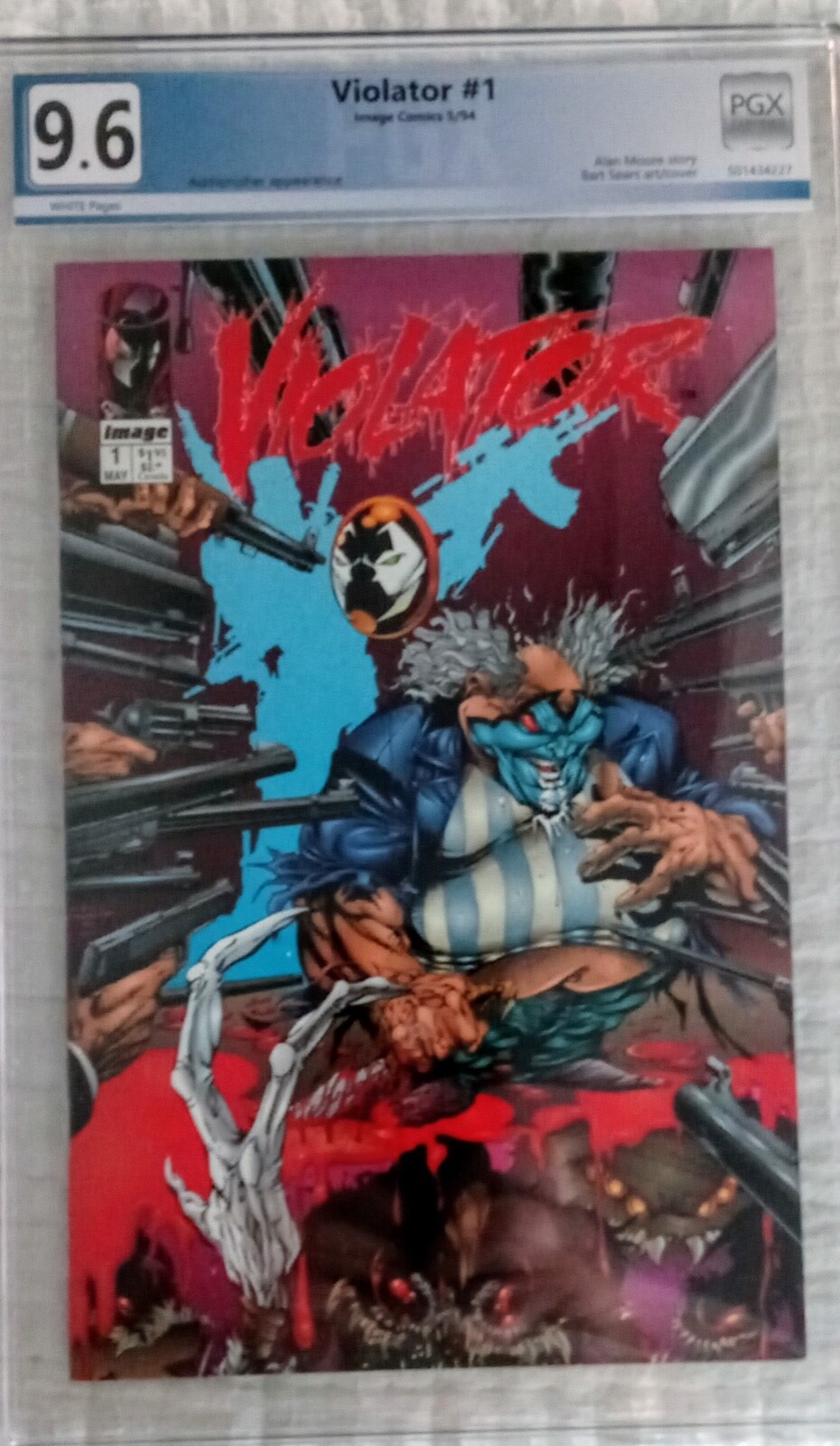 VIOLATOR #1 PGX 9.6 IMAGE COMICS SPAWN WITH ADMONISHER APPEARANCE like ...