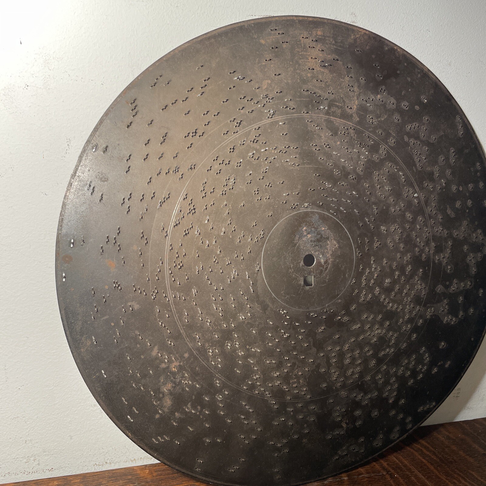 Antique Disc Music Box SYMPHONION 11 7/8 inch Disc Musical Box ...