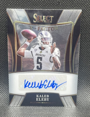 Kaleb Eleby 2022 Panini Select Draft Picks X-Factor Auto - ROOKIE | eBay