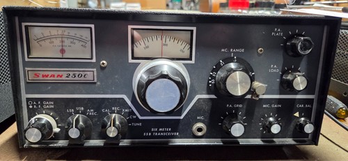 Swan 250C Ham Radio SSB 6-Meter Transceiver Parts & Repair (sold as-is ...