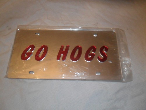 go hogs license plate | eBay
