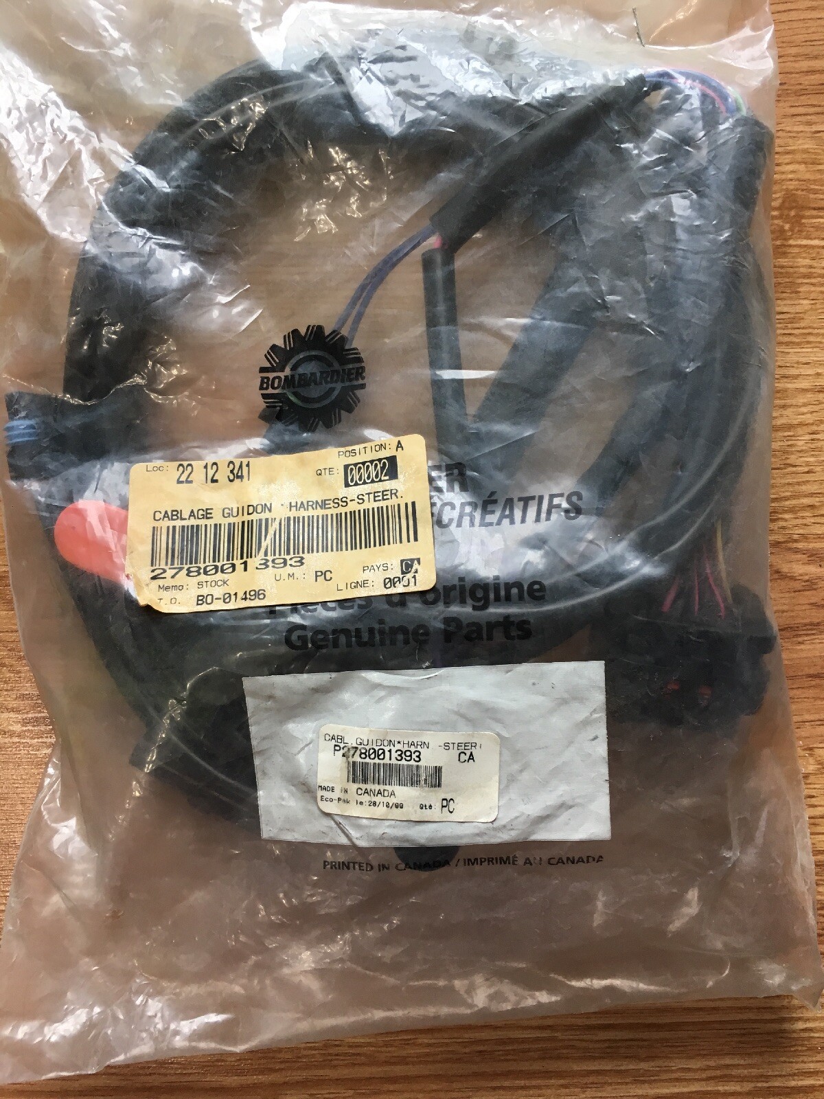 BRP Harness Steer Cablage Guidon 278001393 | eBay