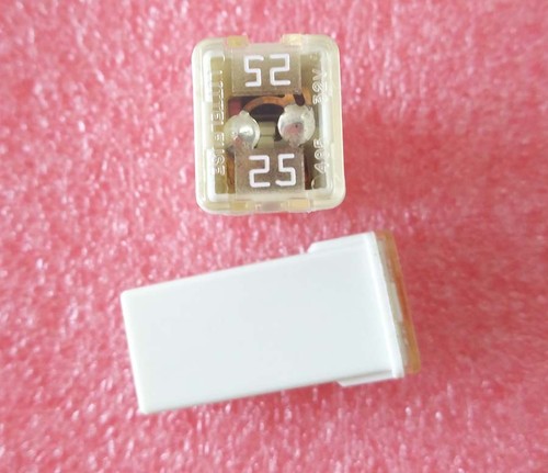 Littelfuse 0495025 495 Square Car Fuse 25A 32V JCASE Cartridge Fuses ...