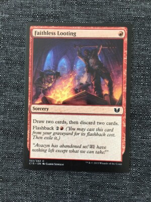Magic The Gathering MTG Faithless Looting Commander 2015 | eBay