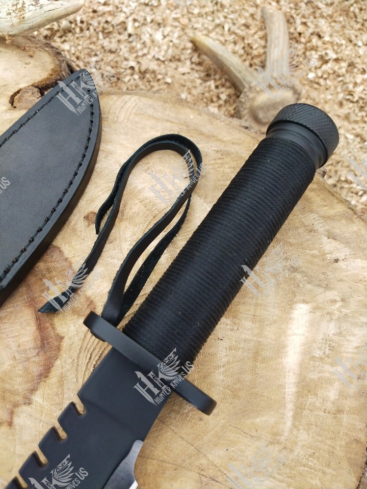 Authentic Rambo Knife: Stainless Steel Survival Gear - Overall length ...