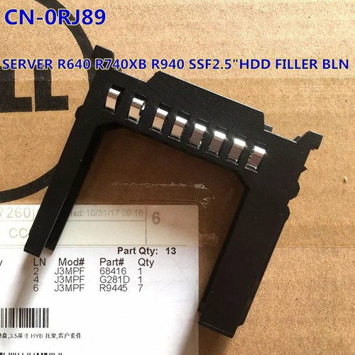 RJ8J9 FOR GEN 14 POWEREDGE SERVER R640 R740 R740xd R940 SFF 2.5" HDD ...