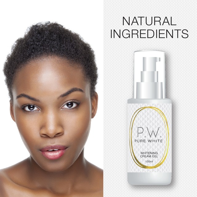 Pure White Whitening Cream-gel Whiter Brighter Skin Tone Natural ...