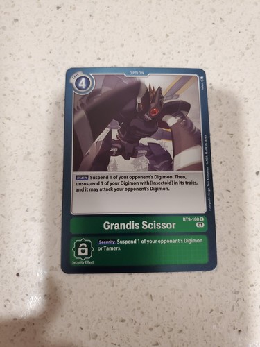 Digimon X Record - Grandis Scissor - Rare - BT9-100 R | eBay