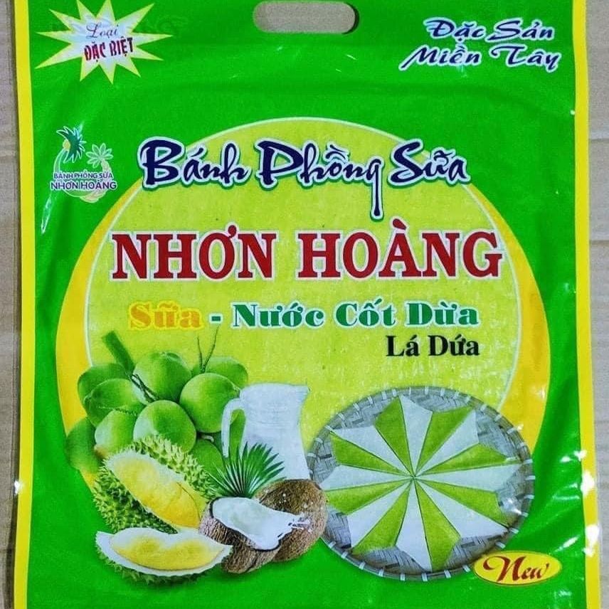 220g Nhon Hoang 1bich Banh Trang Phong Sua La Dua | eBay