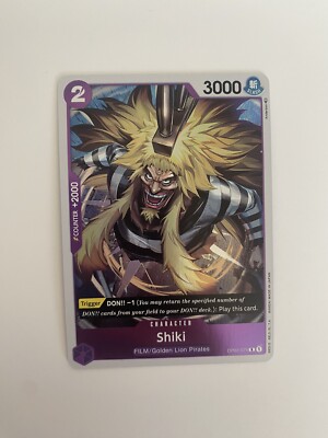 One Piece TCG OP02 Paramount War Single Common Shiki | eBay