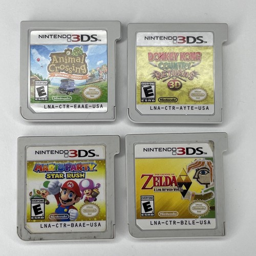 Nintendo 3ds 4 Game Lot Mario Party, Animal Crossing, Zelda Link ...