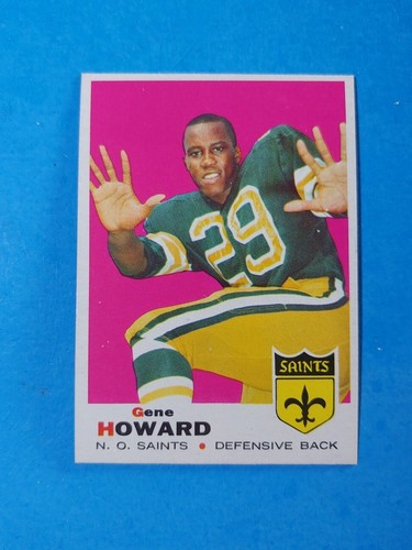 1969 TOPPS FOOTBALL #149 GENE HOWARD EX-MINT+ ROOKIE | eBay
