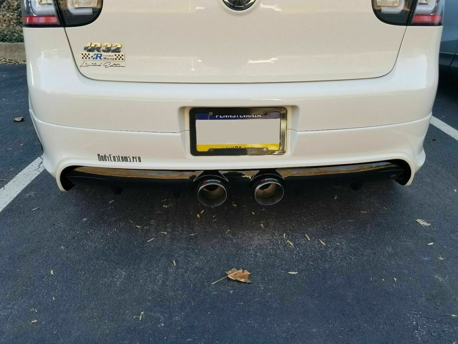 Rear Bumper Diffuser VW Golf 5 MK5 R32 GTI US Spec for Volkswagen | eBay