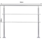 Outdoor Grab Rail Safety Handrail Door Garden Step Rail 150cm Handrail ...