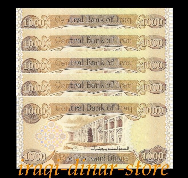 10,000 Iraqi Dinar 10 x 1000 Iraq - Unc. Lot of 10 - From A Bundle | eBay