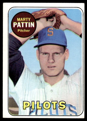 1969 Topps Marty Pattin #563 Seattle Pilots Baseball Card | eBay