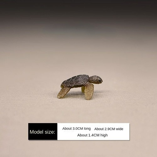 Mini Marine Life Sea Turtle Model Ornament Fish Tank Miniatures ...