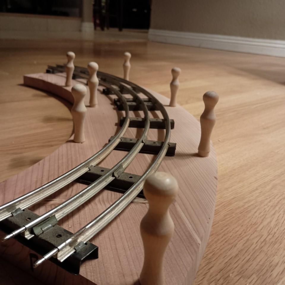 G Scale Train Track Ceiling Hanger KIT! SOLID BASE Trestle Use With LGB ...