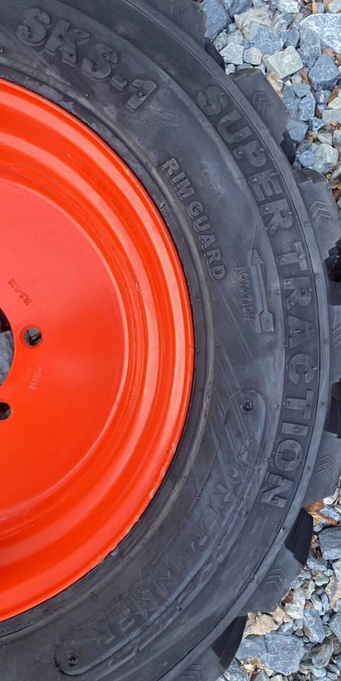 2 NEW 10-16.5 6 lug Tires/Wheels/Rims for Kubota Tractor & more -10x16 ...