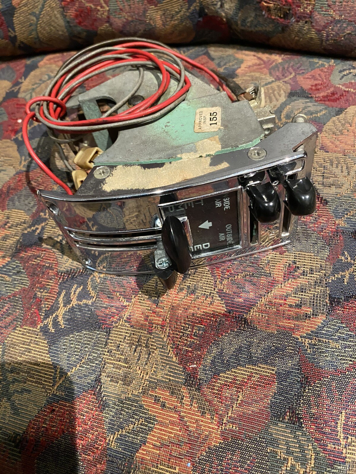 NOS 1955 1956 1957 1958 1959 Chevy Truck Deluxe Heater Control Assembly ...