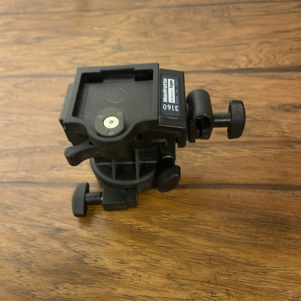 Manfrotto Fluid Head for Camera Tripod 3160 Quick Release No Handle by ...