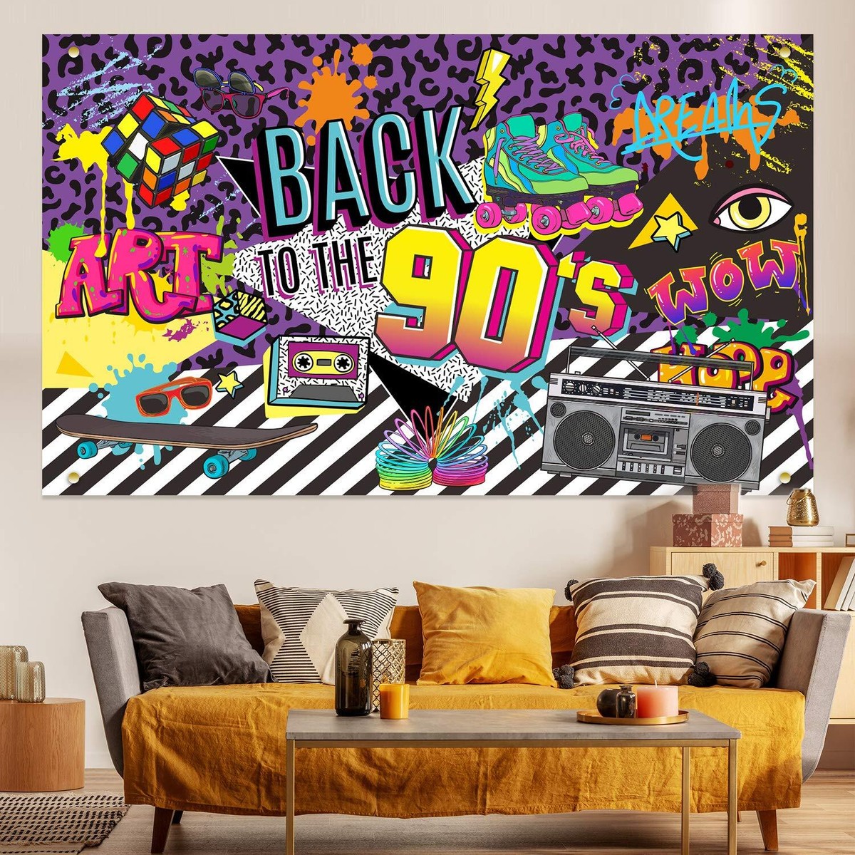 90s Theme Background