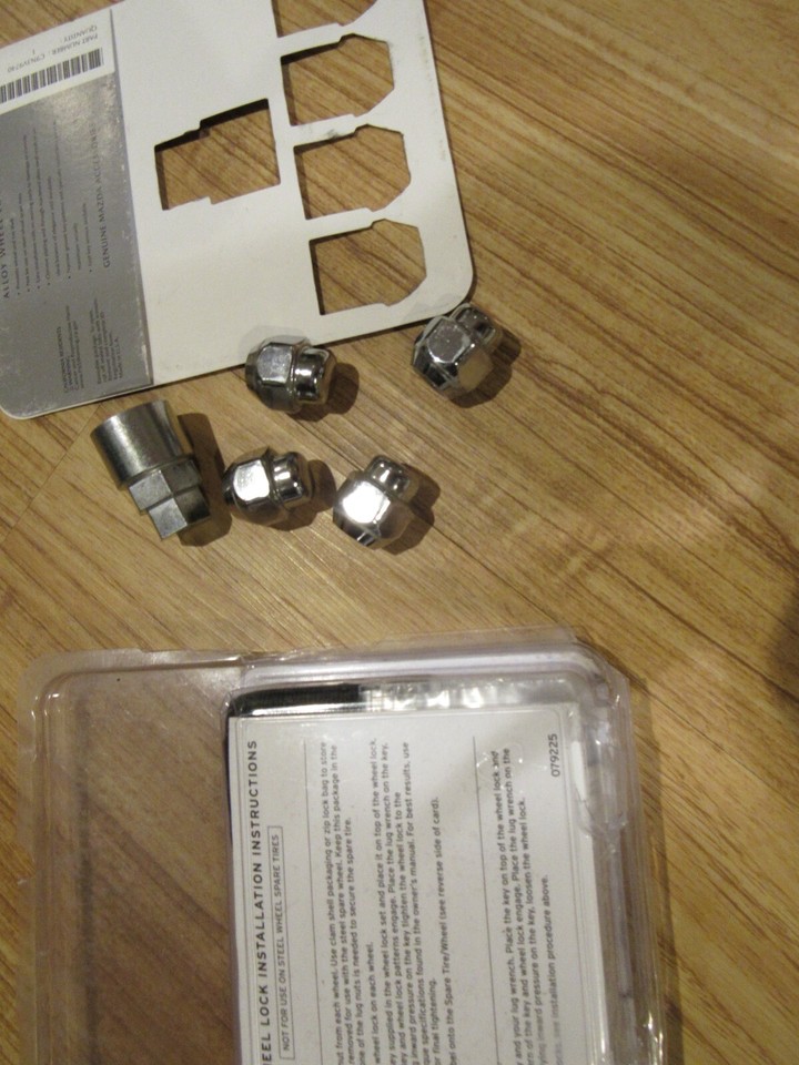 Open Box Mazda Wheel Lock Set/ Part number (C9N3V9740) | eBay