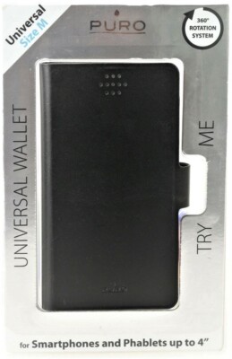 Schutz Hülle Universal Handy Smartphone 4" Leder Tasche Etui Booklet ...